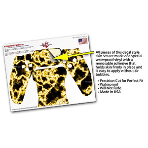 WraptorSkinz Skin Wrap compatible with Sony PS5 DualSense Controller Electrify Yellow (CONTROLLER NOT INCLUDED)