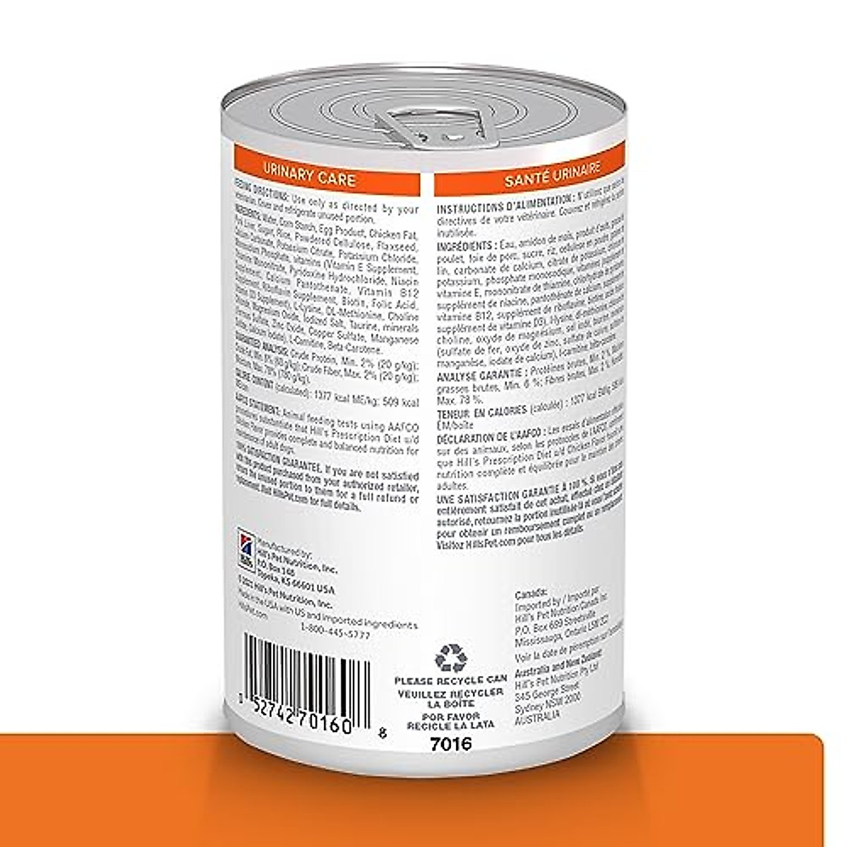 Hill's Prescription Diet u/d Urinary Care Chicken Flavor Wet Dog Food, Veterinary Diet, 13 oz. Cans, 12-Pack