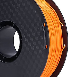 PLA Filaments, High Purity Filament Printing Materials Good Tensile Strength Plastic for Printing(Orange)