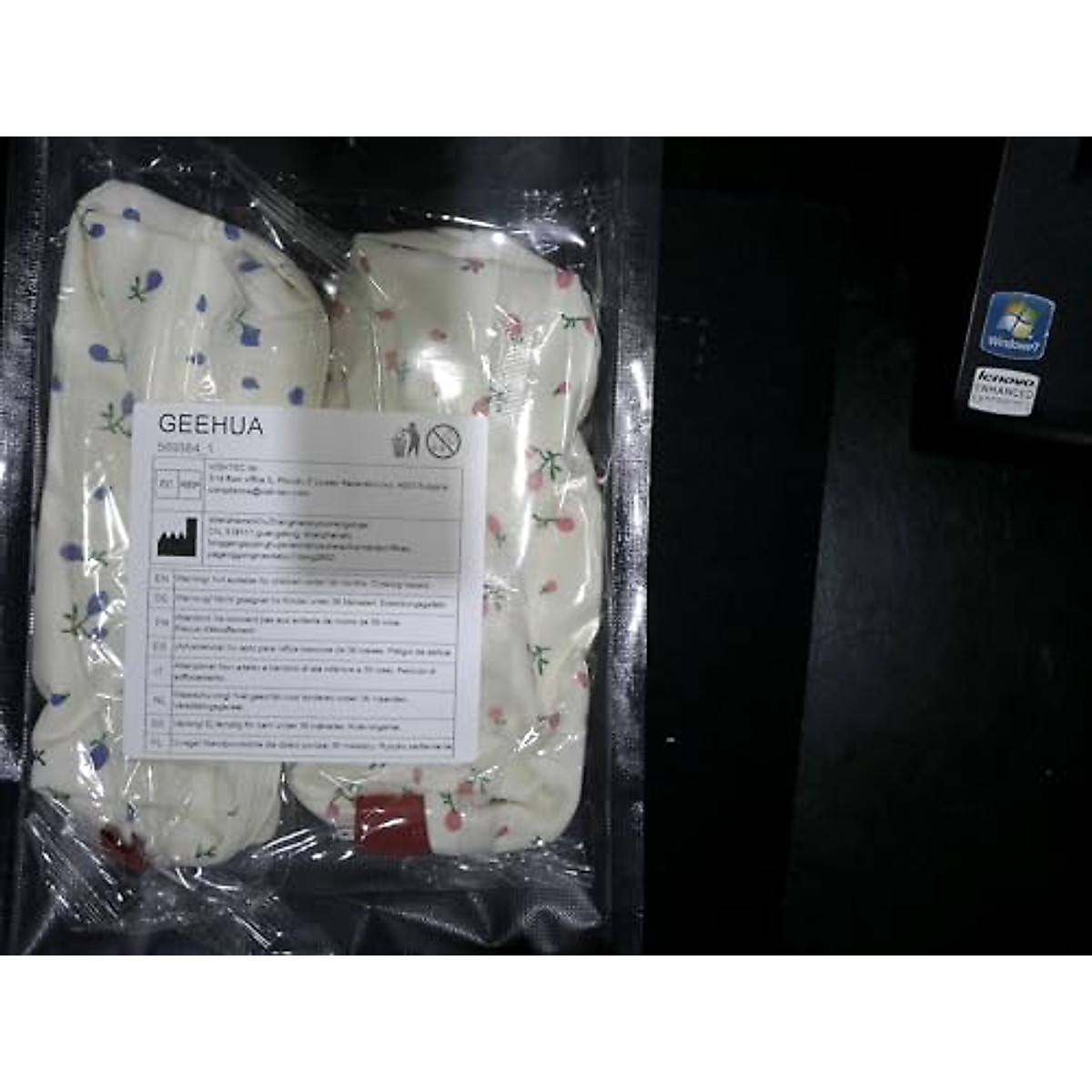 GEEHUA 2 Pcs Women Cute Floral Pencil Bag, Flower Zipper Pencil Case Simple Pen Bag Stationery Organizer Cosmetic Makeup Storage Bag Coin Pouch Holder Travel Office Accessories