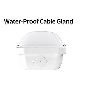 LEDONE 8FT LED Vapor Tight Light, 60W/75W/90W Tunable, Selectable CCT 3500K/4000K/5000K, 0-10V Dimmable, IP66 Outdoor, UL DLC NSF Listed, 2 PK