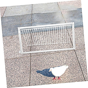 BESPORTBLE Pigeon Hits The Door Pigeon t Traps Pigeon Entrance Door Traps Bird Launcher Pigeon Door Frame Racing Pigeon Traps Doves Door Entrance House Door White Iron Pigeon Racing Curtain