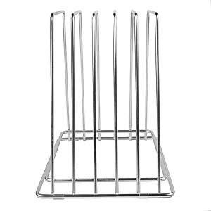 Professional Kitchen Cutting Board Organizer, 1" Slot Stainless Steel Rack NSF Fits Baking Sheets