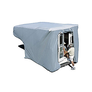 ADCO 12264 SFS Aqua Shed Truck Camper Cover - 8' to 10' Queen Bed , Gray, Medium - Queen 193 Inch -213 Inch