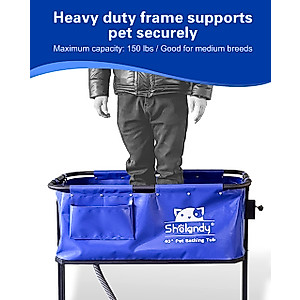 SHELANDY 40" Pet Bathtub | Dog Cat Grooming Bathing and Shower