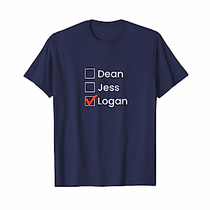 Dean, Logan, Jess Checkbox Tee - Team Logan - Girls - Women T-Shirt