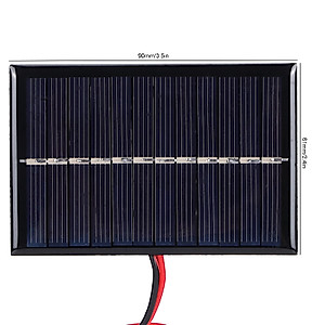 0.6W/6V Solar Panel Module DIY Polysilicon Solar Charger for Toys Lights 3.7V Battery