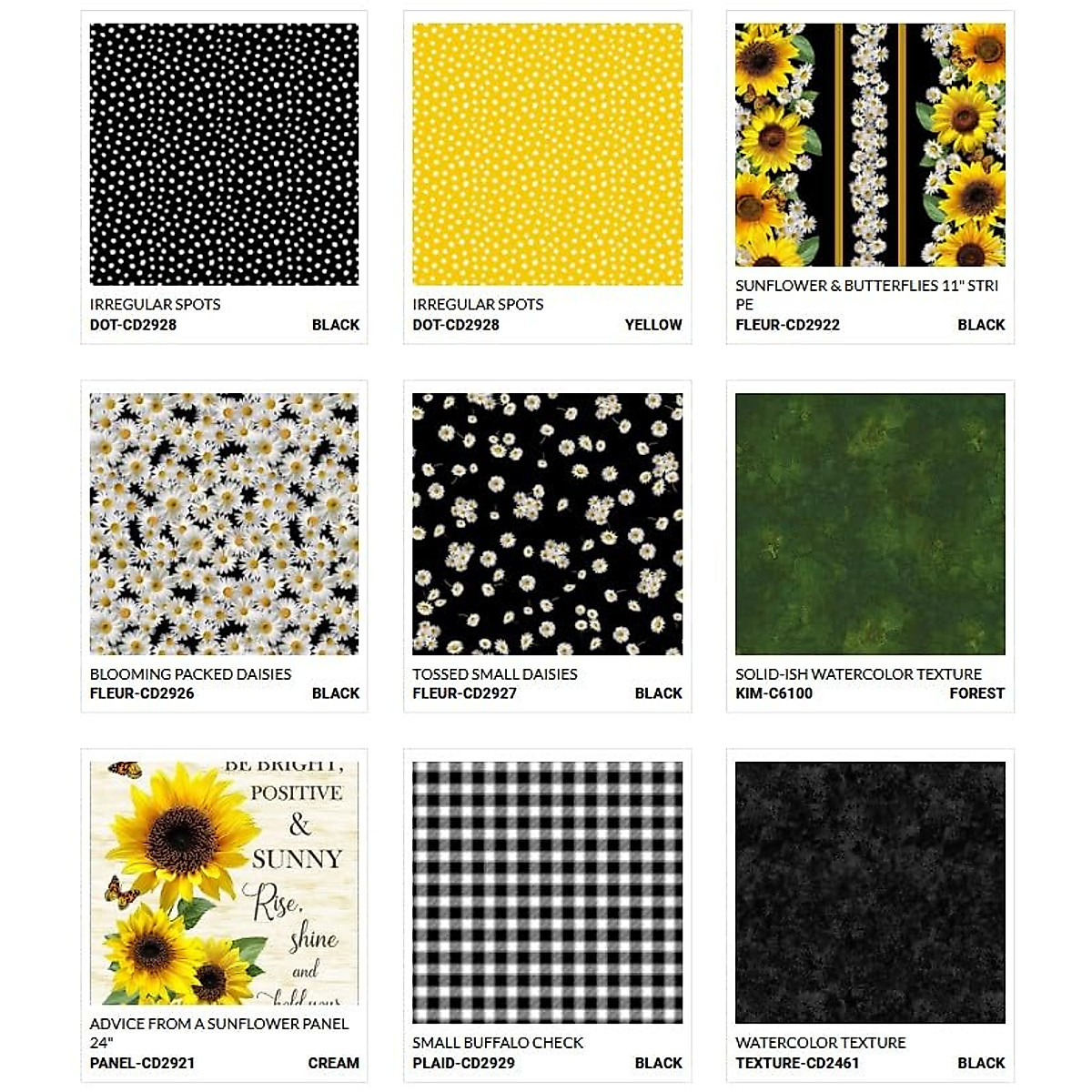 Advice from a Sunflower by Timeless Treasures Inspirational Flower Cotton Quilt Panel 23"" x 43"", CD2921-CREAM