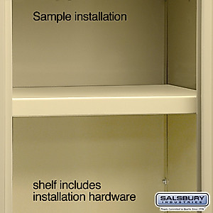 Salsbury Industries Compartment Shelf for 15 by 15-Inch X-Wide Metal Locker, Tan