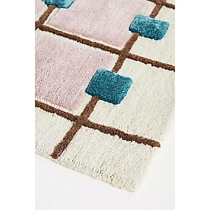 Hand Tufted Floreat Design Rugs Modern Area Rug, Beautiful Rug Living Room Rug (8'x10')