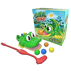 Gator Golf - Putt The Ball into The Gator's Mouth to Score Game by Goliath, Single, Gator Golf, 27 x 27 x 12.5 cm for age 3+ years