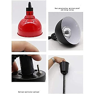 FUNNYBSG Household Heat lamp Food Warming lamp Food Heating Lamp Adjustable Heat Lamp Retractable Food Heating Lamp Buffet Restaurant Adjustable Hanging Chandelier 250W Bulb