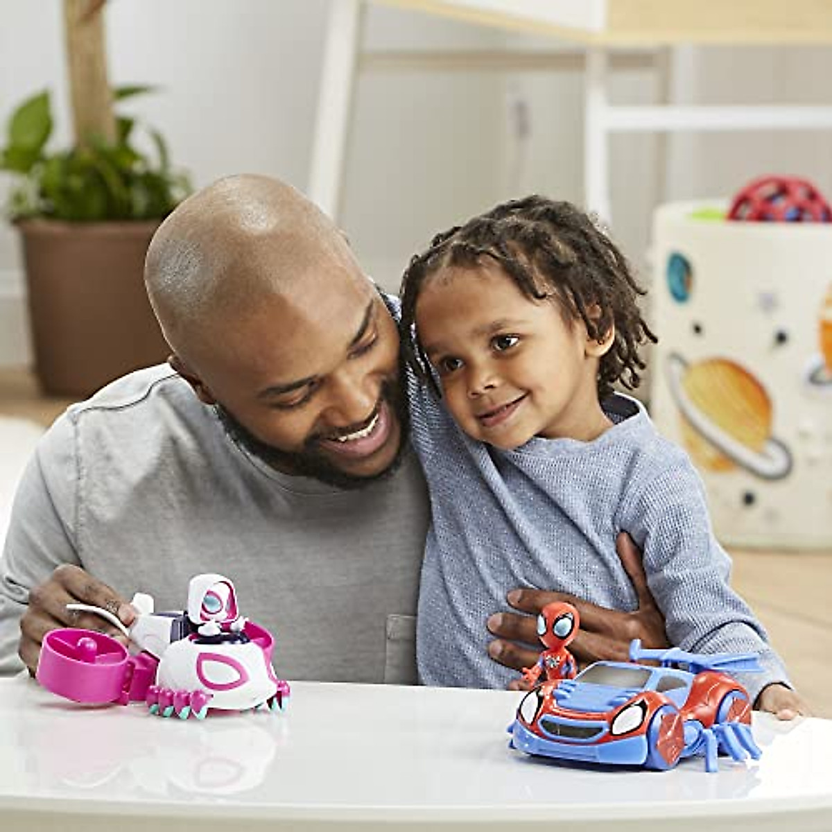 Spidey and His Amazing Friends Team Spidey Change ‘N Go Riders Playset, 3 Toy Cars and Action Figures, Marvel Super Hero Toys for 3 Year Old Boys and Girls and Up (Amazon Exclusive)