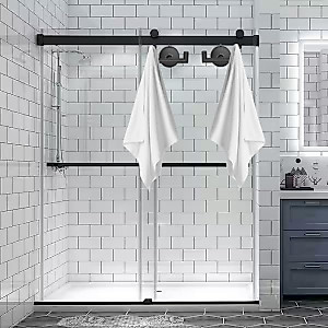 DGYB Double Black Towel Hooks for Bathrooms Set of 2 Heavy Duty Suction Cup Hooks for Shower Stainless Steel Bathroom Towel Holder 15 Lb Suction Shower Hooks for Inside Shower