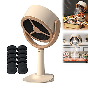 Lorivu Smoke Purifier, Lorivu Portable Smoke Purifier, Portable Smoke Purifier, Lorivu Portable Range Hood, Portable Kitchen Exhaust Fan, Desktop Range Hoods for Kitchen, Home, BBQ (1Set-Socket type)