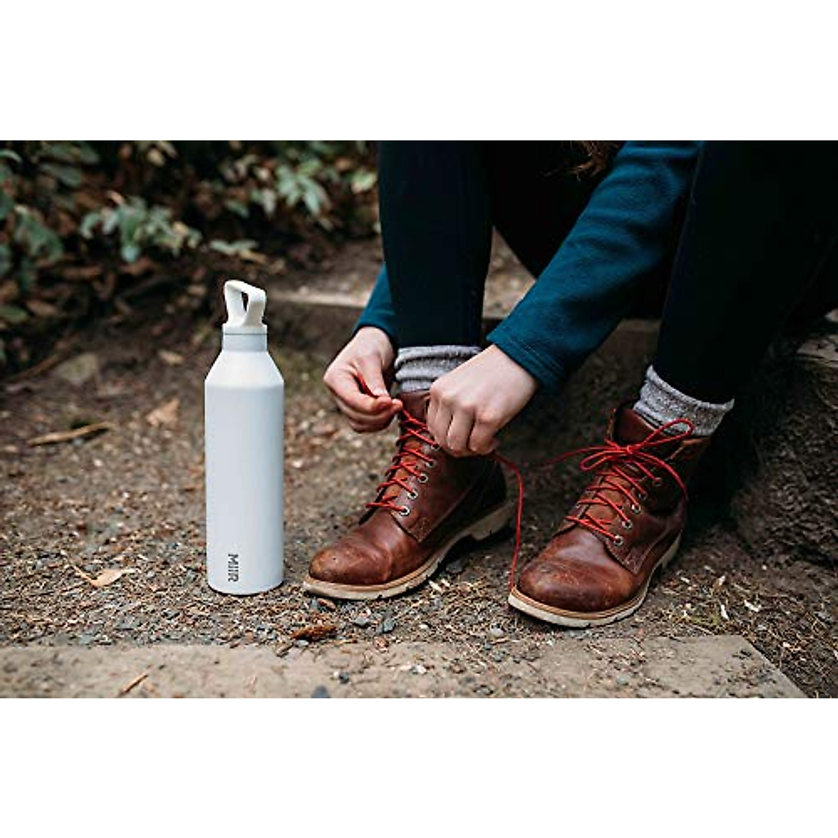 MiiR, Insulated Narrow Mouth Bottle, White, 23 Oz