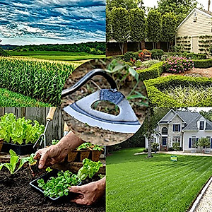 HRADHOL All-Steel Hardened Hollow Hoe,Garden Hoes for Weeding,Hollow Hoe for Gardening,Hoe Garden Tool,Garden Hoe for Backyard Weeding, Loosening, Farm Planting 2