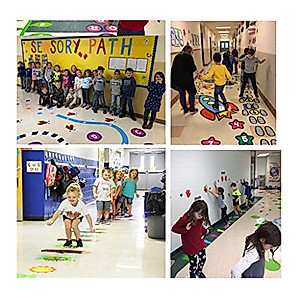 HK Studio Ocean Shape Walk Decals for Classroom Fun
