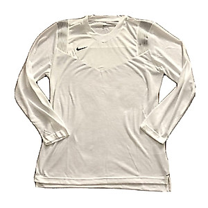 Nike Men's Player Long Sleeve Dri Fit Top CW3539 100 Size Large White/Black