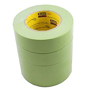3M 1-1/2" 233+ Green AUTO Masking Tape-4 Roll-Paint CAR