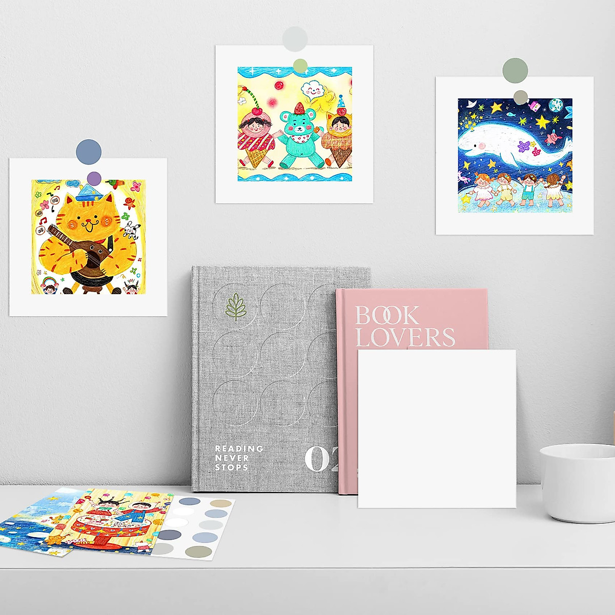 Frametory, 12x12 White Uncut Picture Mat Boards, Backing Boards for Frames, Photos, Crafts - Pack of 12