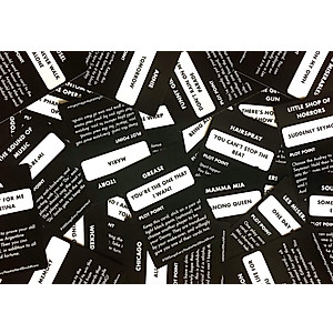 spinningrock, 100 Songs Every Theatre Nerd Should Know - Ultimate Musical Theatre Card Game - Modern Deck