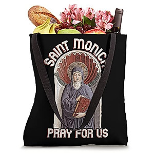 St Monica Prayer Unfaithfulness Victims Wives Catholic Saint Tote Bag
