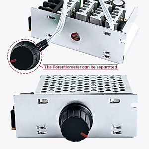 Hosyond PWM Motor Speed Controller DC 7-70V 30A 12V 24V 36V 48V with 30 Amp Fuse