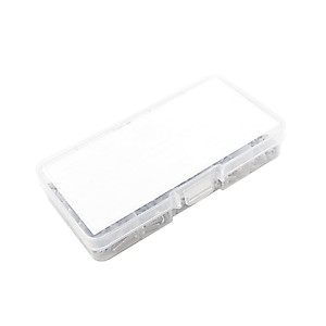 MCMASKE 310PCS #2-56 UNC Stainless Steel Phillips Pan Head Machine Screws Hex Nuts Flat Washers Assortment Kit