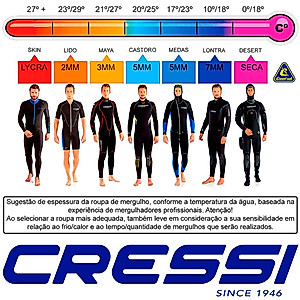 Cressi Lido 2 mm Man, Black/Blue, 3XL