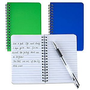 YiHenTiezz Spiral Notebook 4Pack Pocket Notebook 4.2"x 6.1" Pocket Notepad Small Notebook (4Pack Spiral Notebook)