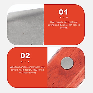 Bark Peeler Tool Felled Draw Shave Knife Bark Removal Tool Straight Drawing Knife Woodworking Tool Log Debarker Tool Bark Peeler Bark Stripping Tool Debarking Tool Gardening Scarping Tool