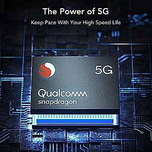 TCL 20 Pro 5G Unlocked Smartphone with 6.67” AMOLED FHD+ Display, 48MP OIS Quad Camera, 6GB+256GB, 4500mAh Battery, US 5G Verizon Cellphone, Marine Blue (Does not Support AT&T 5G)