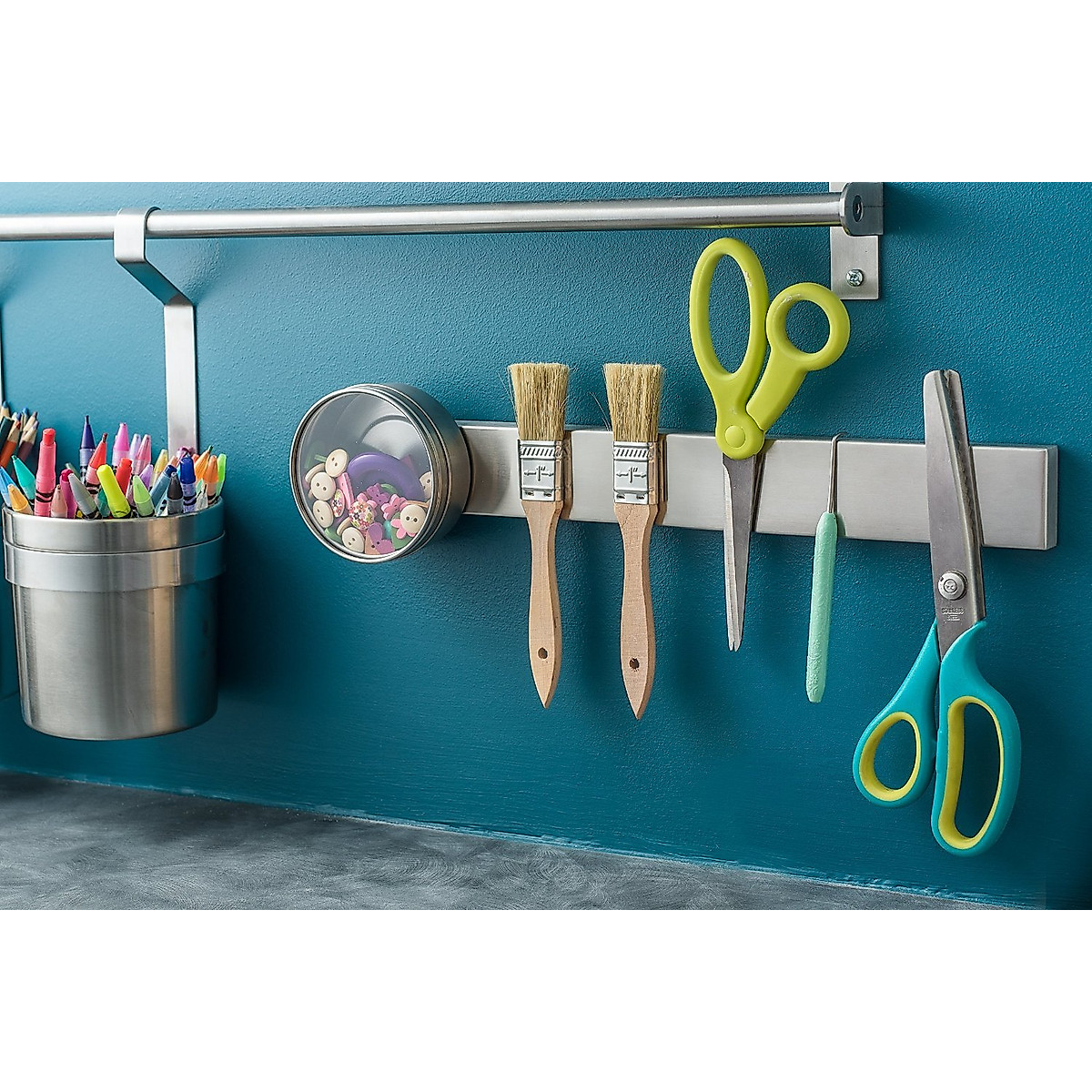 AOMAG 18-Inch Magnetic Knife Holder, Stainless Steel Magnetic Knife Bar, Magnetic Knife Strip, Knife Rack Strip