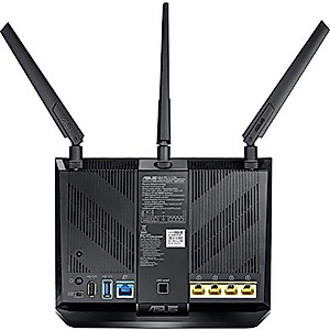 ASUS WiFi Gaming Mesh Router (RT-AC1900P 2-PK) - Dual Band Gigabit Wireless Internet Router, 5 GB Ports, Gaming & Streaming, AiMesh Compatible, Free Lifetime Internet Security, Parental Control