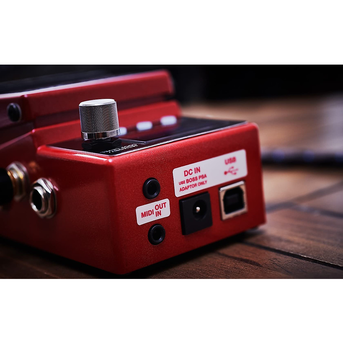 Boss RC-5 Loop Station Bundle with Power Adapter, 10ft Instrument Cable, 6in Patch Cable, and Picks