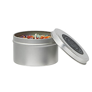 Study Buddy Candles by New Moon Beginnings - Focus, Creativity, & Concentration - Herb & Crystal Candles - Soy Candles - Aromatherapy Candles - 8oz Tin