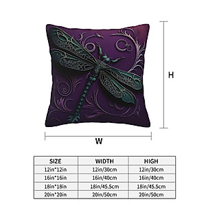 Yioniii Beautiful Gold Flowers and Butterflies，Printed Pillows Case Soft Throw Pillow Printing Couch Pillowcase Square 16 x 16in,Black and Gold