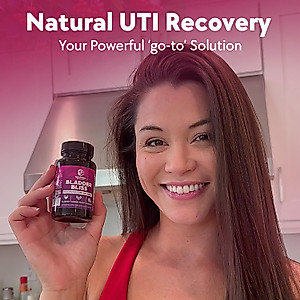 Bladder Bliss: Advanced Cranberry Supplement & D-Mannose Formula for Urinary Tract Health for Women, Non-GMO, Gluten-Free, Vegan Capsules, Fast-Acting Relief & UTI Prevention, Bladder Support, 60 Ct