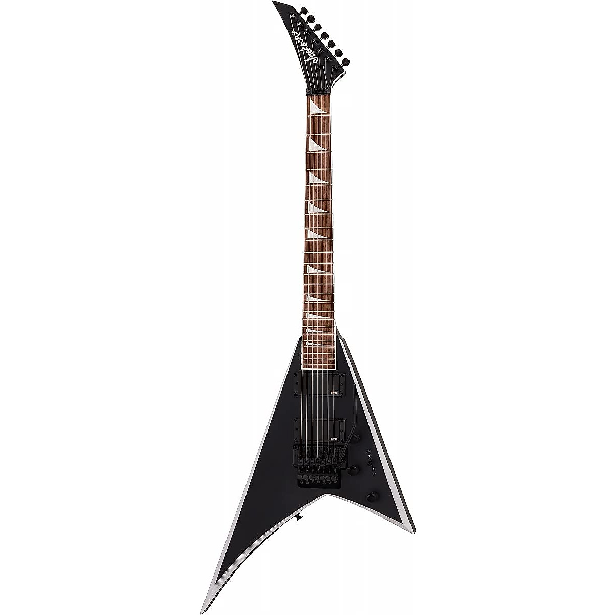 Jackson X Series Rhoads RRX24-MG7 Electric Guitar - Satin Black with Primer Gray Bevels