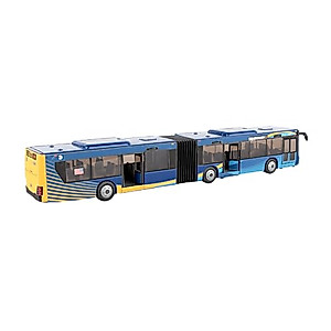 Daron MTA New York City Bus 16" Articulated Bus RT8571 Toy, Blue , Brown