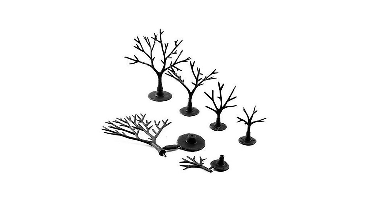 114 Piece Flexible Tree Armatures Set for Model Railroads & Dioramas