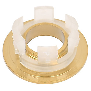 Bathroom and Kitchen Sink Overflow Cover Circular Spare Sink Hole Bathroom Sink Drains Bathtub Accessories (Gold)