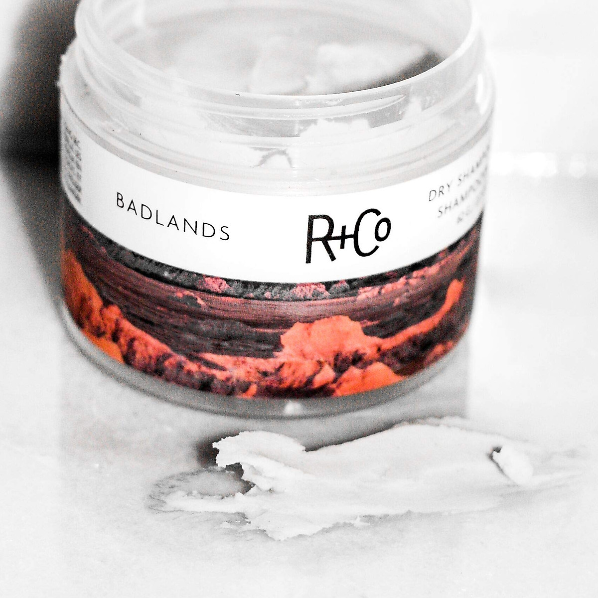 R+Co Badlands Dry Shampoo Paste | Part Dry Shampoo, Part Styling Paste | Adds Texture, Absorbs Oil, Matte Finish | 2.2 oz