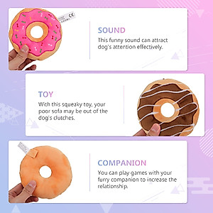 POPETPOP 2pcs Pet Plush Toys Dog pet Biting Toy Small Puppy chew Pet Supplies Teething Toys for Puppies Puppy Dental Toy Pet Plaything Puppy Toy Pet Chew Toy Sound Toy Filling pp Cotton