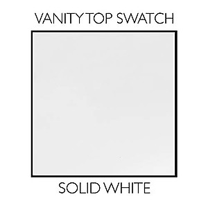 Design House 550905 Universal Cultured Marble Side Splash 21.5 inch, Solid White