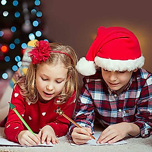 Christmas Gel Ink Pen Novelty Rollerball Pens Black Gel Ink for School Boys and Girls Office Supplies, 8 Style - Christmas Tree, Snowman, Reindeer, Santa Claus (64Pieces)