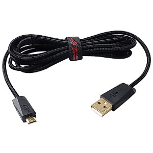 HUYUN Micro USB Charging Cable Compatible for ASUS P501 ROG Gladius II G2 Spatha Optical Gaming Mouse