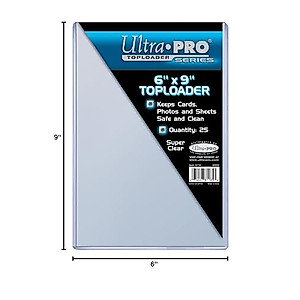 Ultra Pro 6" X 9" Toploader 25ct