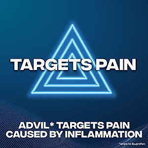 Advil Dual Action Back Pain Caplets Delivers 250mg Ibuprofen and 500mg Acetaminophen Per Dose for 8 Hours of Back Pain Relief - 144 Count